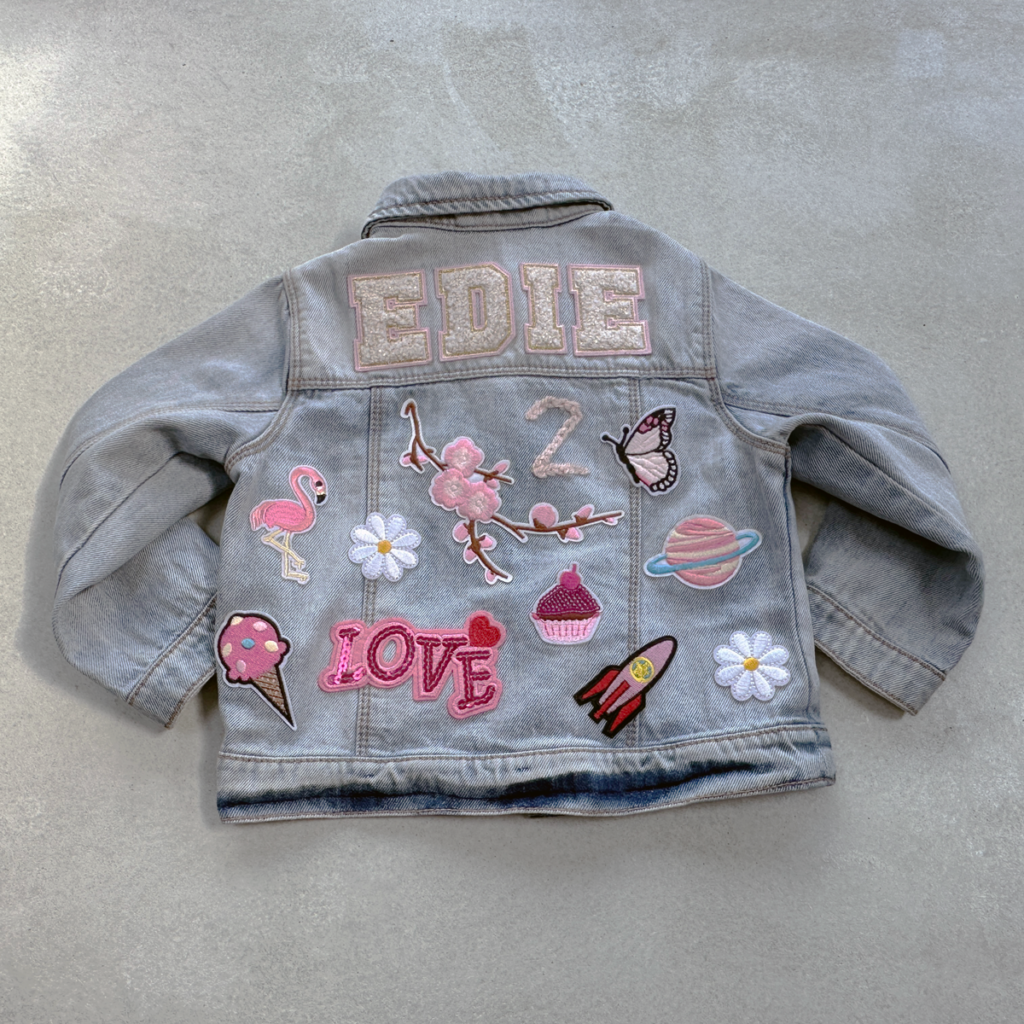 Birthday Collection Childs Custom Denim Jacket - Edith + Margot